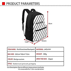 Aoopistc Southwestern Native Tribal American Style Backpack Aztec Geometric Print School Backpack 15.7 Inch Compartment Bookbag Students Large Lightweight Rucksack with Adjustable Shoulder Strap