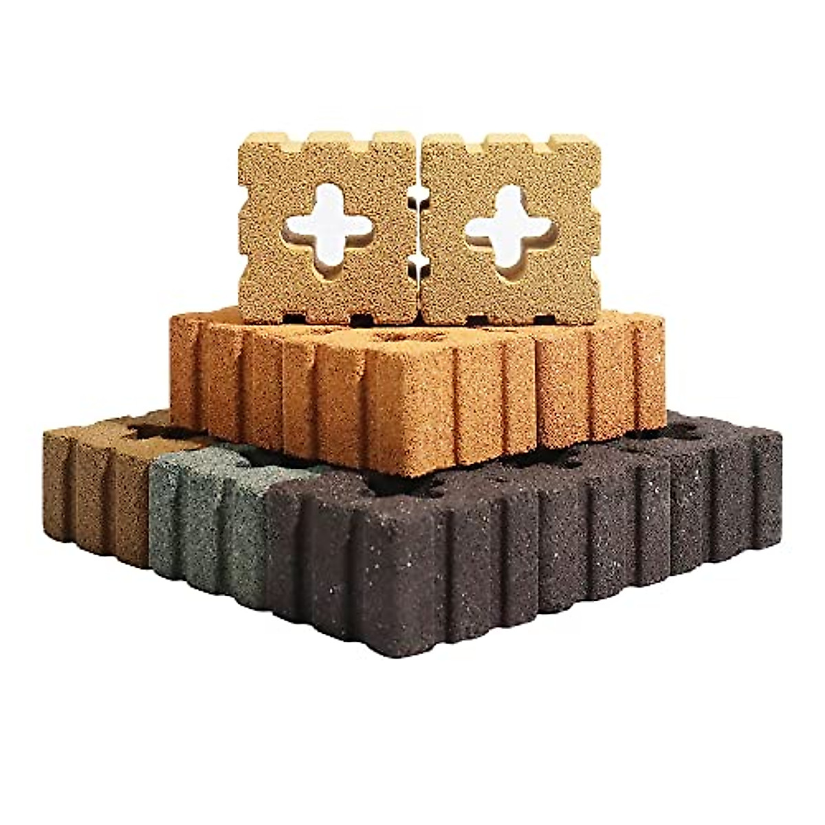 SHIGATSU Aquarium Filter Media, Bio Media for Aquarium Filter, Ceramic Bio Media Blocks for Marine and Freshwater Aquariums, Fish Tank and Pond (15pcs)