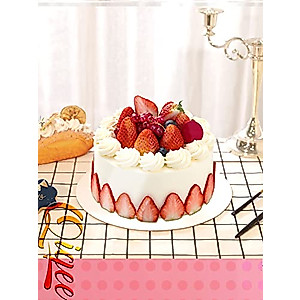 40-Packs Cake Boards Round 10 Inch White Cake Circles Rounds Base Food-Grade Cardboard Cake Plate（Thinner But Stronger） qiqee