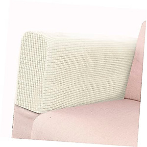 VILLCASE 2pcs green accessories electric recliner chair arm rest pads for office chairs Spandex Arm Covers furniture covers chairs armrest covers arm guard Elastic sleeve arm cuff pet set