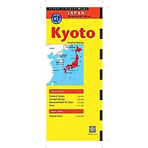 Kyoto Travel Map Fourth Edition