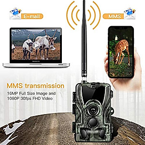 Happyyami Action Cam Hunting Camera Wildlife Night Camera Trail Camera Scouting Camera for Wildlife Monitoring Action Camera