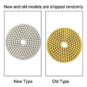 Diamond Polishing Pads, Wet Dry Polish Pad Grinding Disc Burnishing Grit Granite Sanding Tools Marble Backer Repair Kit for Buffer Polisher Machine Wheel Sander Rock Grinder Concrete Stone Floor(2000)