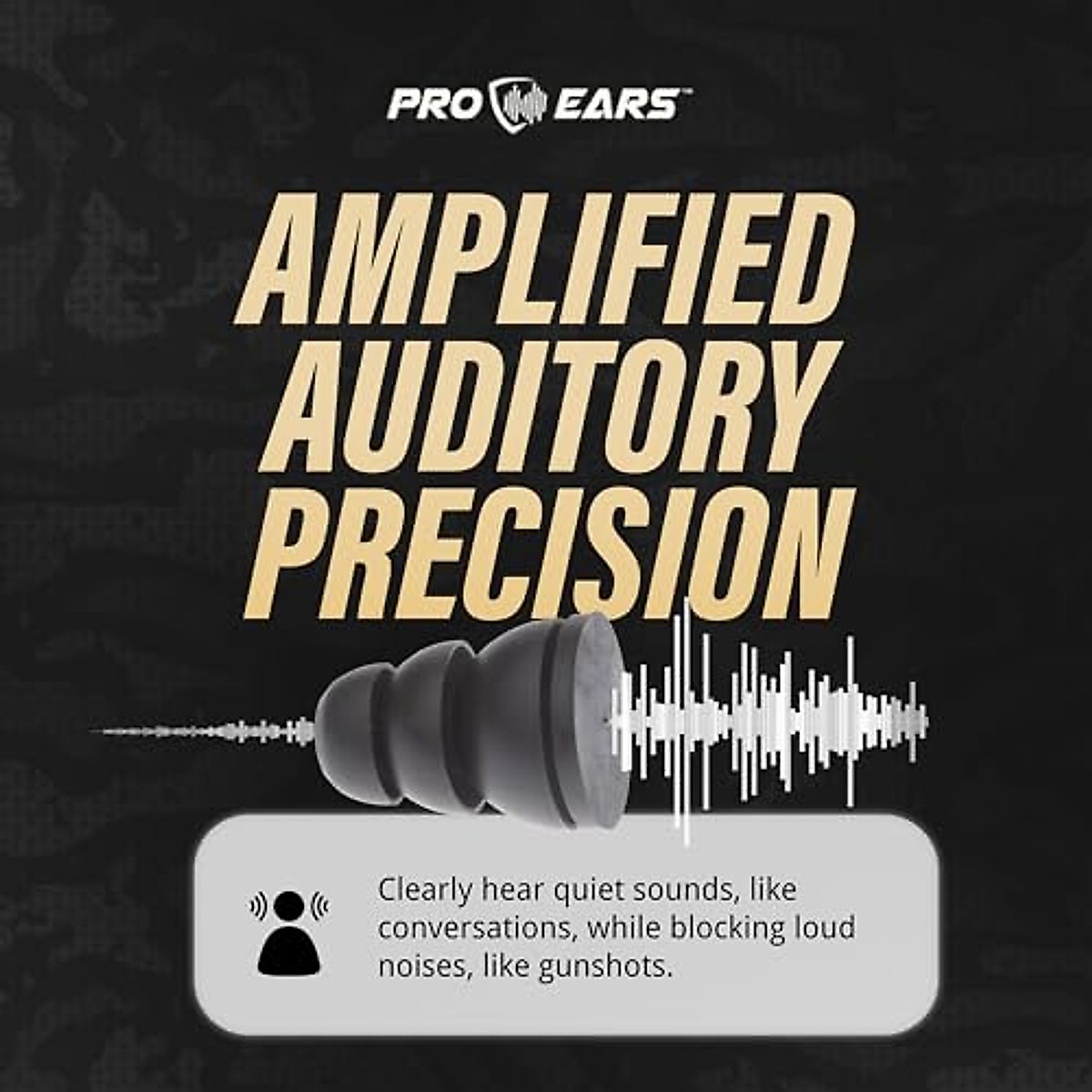 Pro Ears Stealth 28 HTBT, Advanced Bluetooth Ear Protection, 28 dB Noise Reduction, Custom Comfort Fit, 15-Hr Battery Life, for Shooting & Outdoor Activities