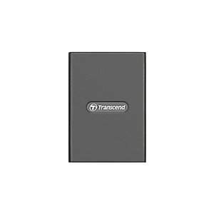 Transcend CFexpress Card Reader, Type B, USB 3.2 Gen 2x2, 20 Gbps, Aluminum housing, Silicone Sleeve, for Photography and Cinematic Experts, Provide Type A and Type C Cables - TS-RDE2