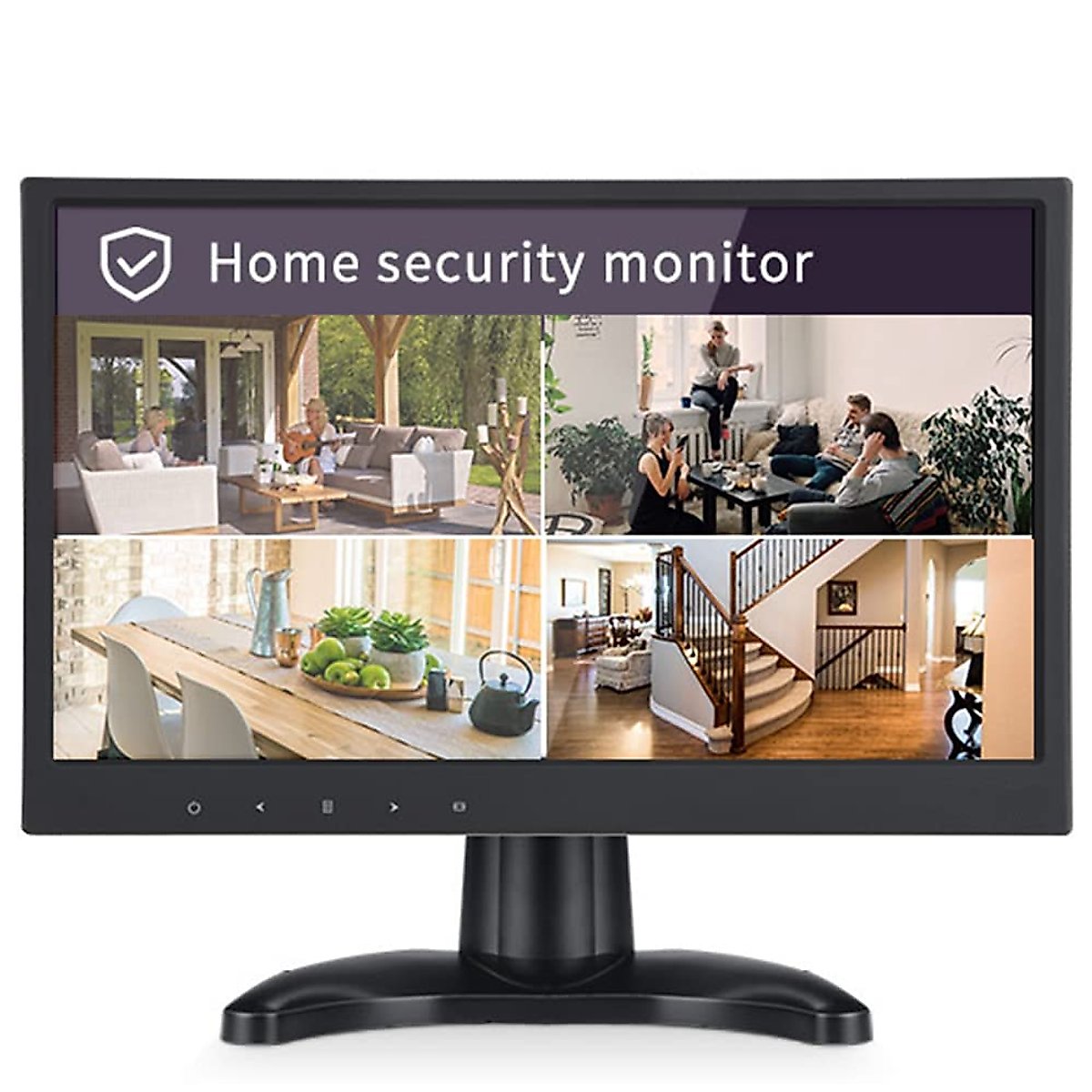 TOGARDFLY 15.6 inch CCTV Monitor, Portable Hdmi Monitor, 1080P Small Hdmi Monitor Screen with Speaker/AV/USB/VGA Port, Second External Display for Laptop,CCTV Monitor for Raspberry PI/Gaming/MacBook