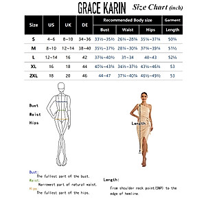 GRACE KARIN Wedding Guest Dresses for Women Sparkly Glitter Wrap Dress Cocktail Party Wedding Maxi Dresses with Slit Rose Gold L
