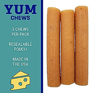 Himalayan Dog Chew Yak Cheese Dog Chews, 100% Natural, Long Lasting, Gluten Free, Healthy & Safe Dog Treats, Lactose & Grain Free, Protein Rich, Medium, 4.5 oz