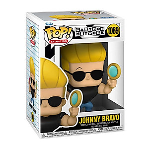 Funko POP Animation: Johnny Bravo - Johnny with Mirror & Comb, Multicolor, 5 inches, (57789)
