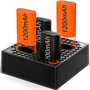 Davlon Rechargeable Battery Pack with Charger for Xbox One/Xbox Series X|S, Controller Battery Pack with 4×1200mAh Batteries,Charger Station for Xbox Series X|S/Xbox One S/X/Elite Controller