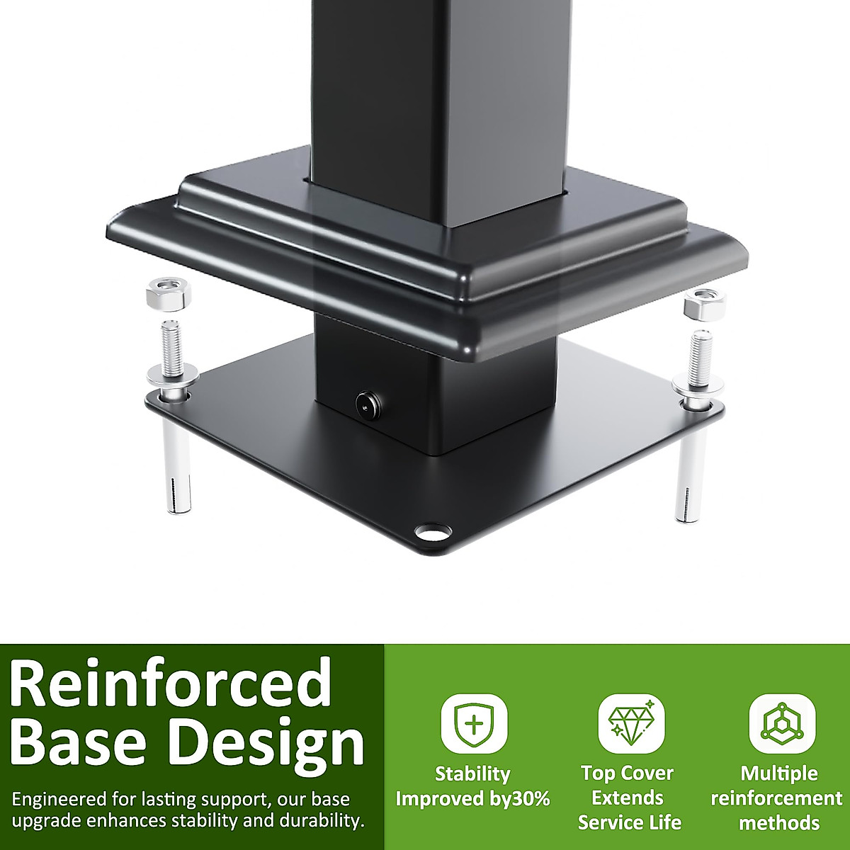 AIRWIRE 10x15 Metal Carport Carports with Enhanced Base Heavy Duty Garage Outdoor Galvanized Car Shelter for Car, Boats and Truck