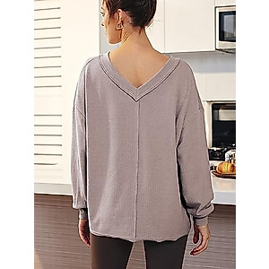 Trendy Queen Womens Oversized Sweatshirts Sweaters Casual Pullover Loose Long Sleeve Tops Shirts Clothes