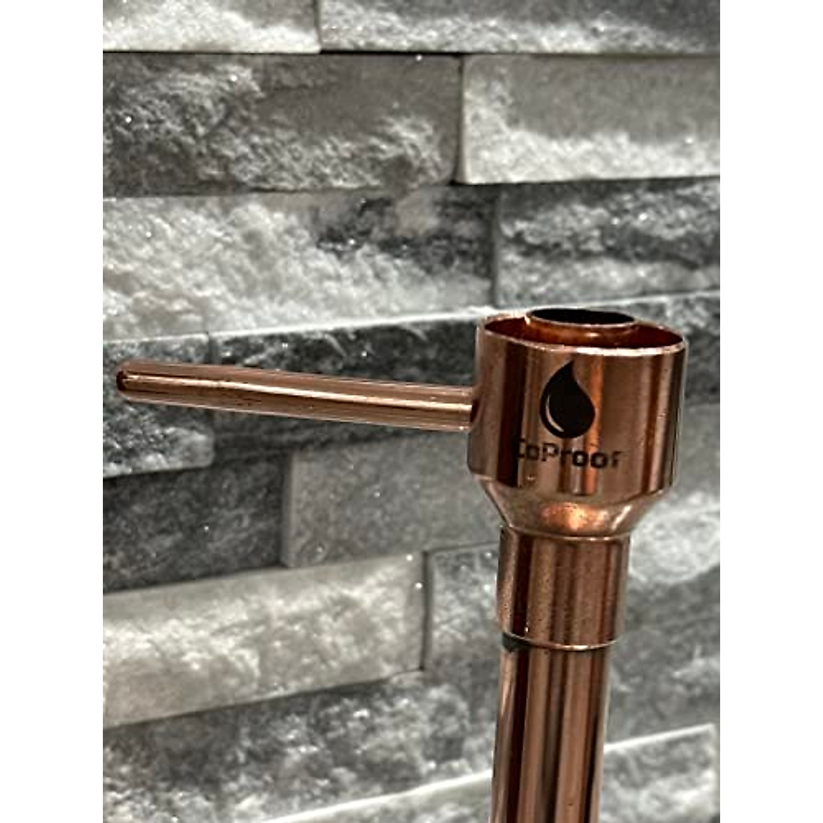CoProof Copper Proofing Parrot for Distilling, Brewing Beer, Moonshine, Tequila 100% Lead Free for Use with Alcometer Proof Hydrometer,Polished A7