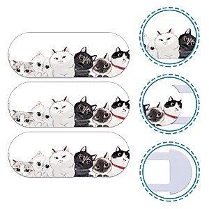 SOLUSTRE Phone Camera Cover 3pcs Camera Cover Slide Laptop Camera Cover Cartoon Cat Camera Blocker for Laptop