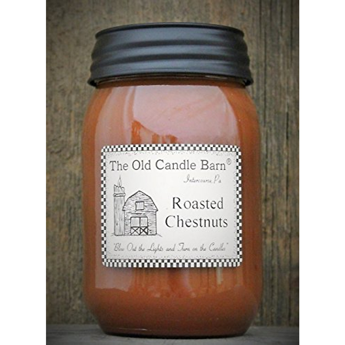 Roasted Chestnuts 16 Oz Jar Candle - Made in The USA - Blow Out The Light and Turn On The Candles!