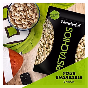 Wonderful Pistachios In Shell, Roasted and Salted Nuts, 48 Ounce Resealable Bag - Healthy Snack, Protein Snack, Pantry Staple