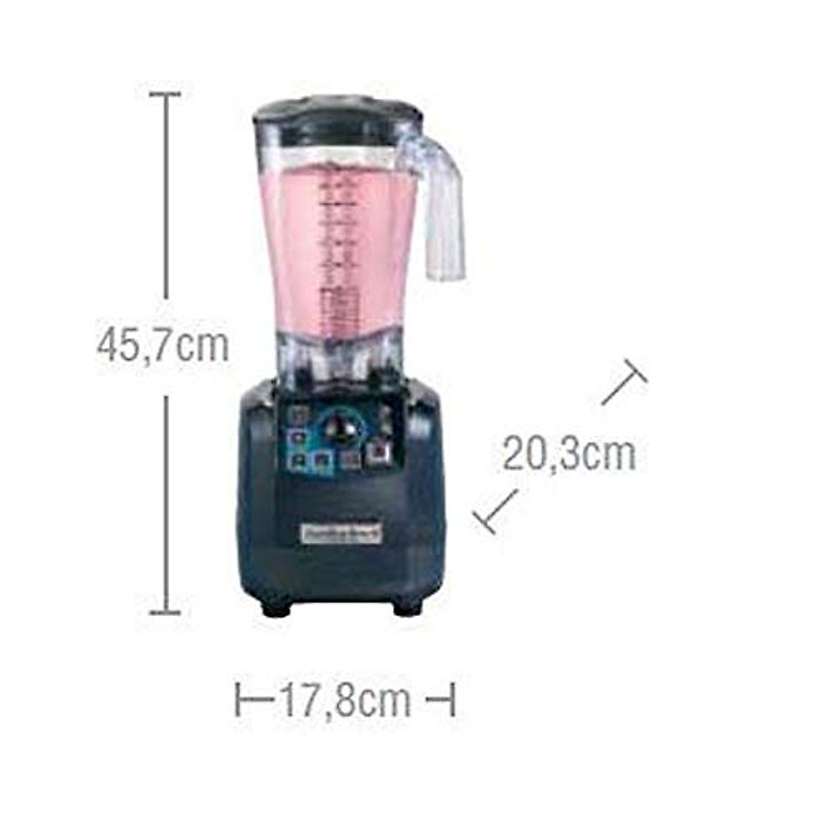 Hamilton Beach HBH650 Commercial Tempest Blender, Black