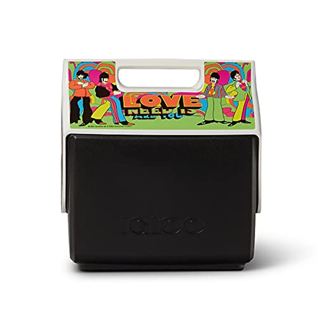 Igloo Limited Edition 7 Qt Music Artists Decorated Playmate Lunch Box, Beatles Love