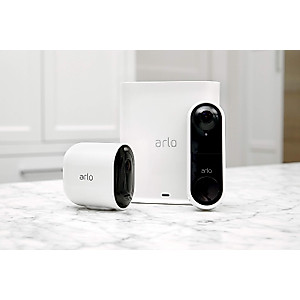 Arlo VMK5140-100NAS Ultra - 4K UHD Wire-Free Security Camera, Color Night Vision, Spotlight, 2-Way Audio, Indoor/Outdoor | with Arlo Video Doorbell