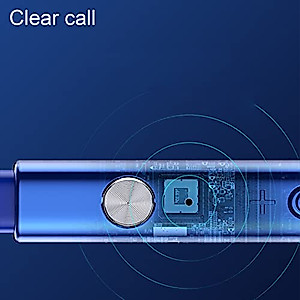 OCUhome Type C Wired Earphones, HiFi Bass Stereo Built-in Microphone Mic Headphones, Noise Cancelling Wired Earbuds Purple