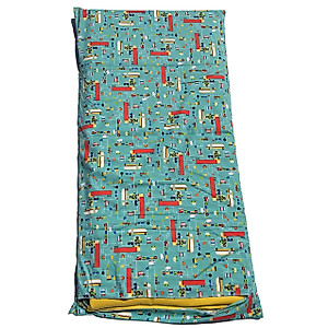 KinderMat Kids Rest Mats (5-Pack), Rainbow Designer, Non-Folding, 2-Inches Thick, 2" x 22" x 48", Red, Yellow, Green, Blue, Purple, School, Home, Daycare, 100% Made in The USA