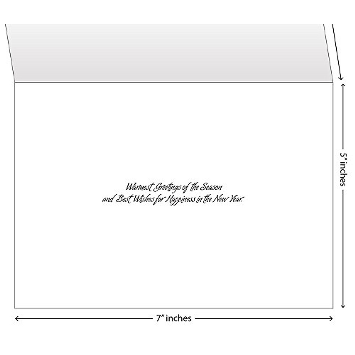 Christmas Cards, Holiday Cards - One Jade Lane - Delivering Warmth, 5x7, Heavy Stock, Set of 18 Cards & Envelopes, Seasons Greetings Cards.