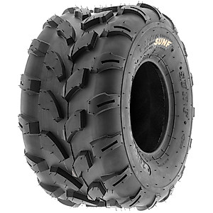 SunF A003 ATV/UTV/Lawn-Mowers Off-Road Tire 20x10-8, 6 PR, Directional Tread (Pair of 2)