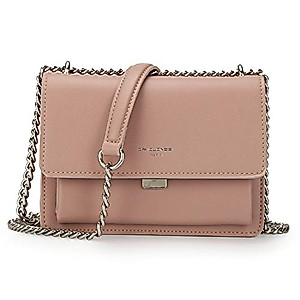 DAVIDJONES Faux Leather Hobo Purse and Wallet set for women Chain Crossbody Shoulder Bags