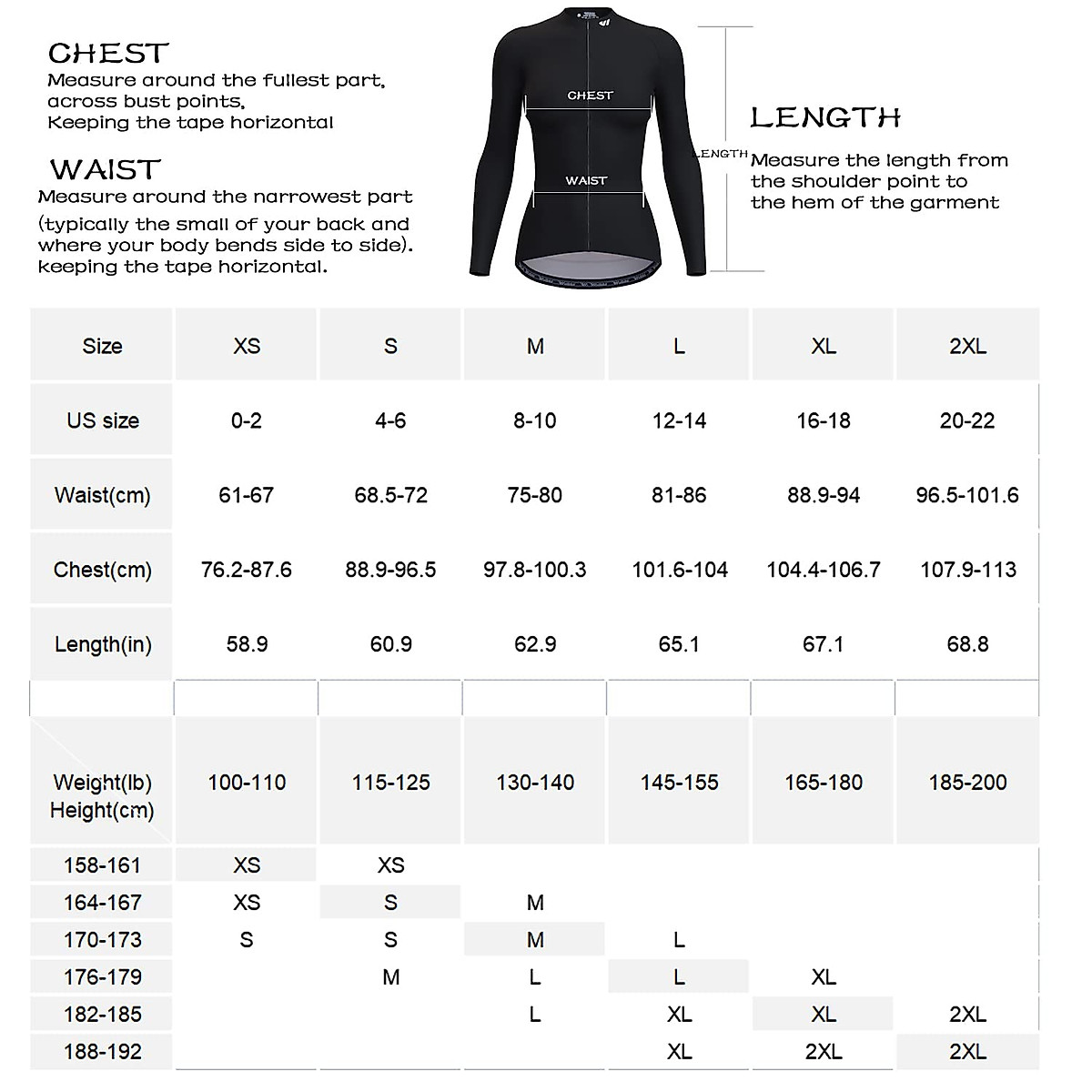 Wulibike Bicycle Shirts Women Bike Shirts for Women Long Sleeve Specialized Womens Cycling Jersey Black