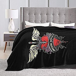 Blanket Ultra Soft Micro Fleece Blanket for Bedroom Sofa Comfortable (60"x50")