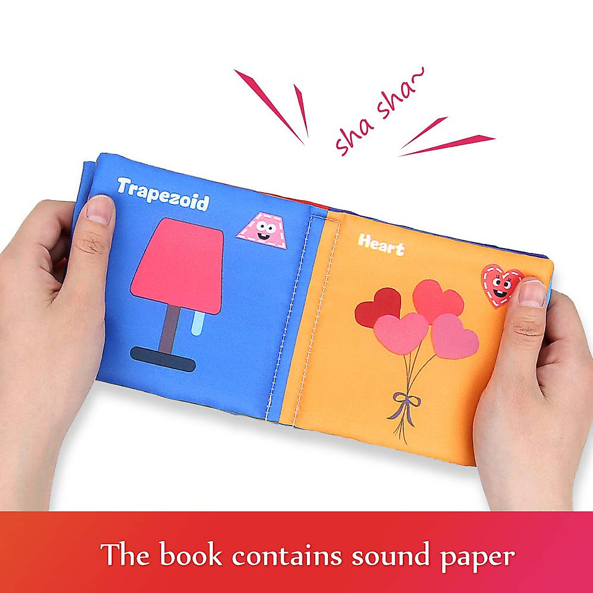 kramow Baby's First Soft Books with Rustling Sound,Cloth Books Toy Set for Newborns, Infants, Toddlers Kids.Perfect for Baby Toy Sets Baby Shower