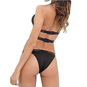 Recent Orders Placed Women's Sexy Bodysuit Lingerie Sheer Mesh See Through Babydolls for Sex/Play Women Halter Teddy Underwear Black