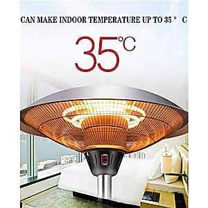 LUYIYI Heater, Outdoor Commercial Umbrella Heater Stove, Height Adjustable, Suitable for Home Garden