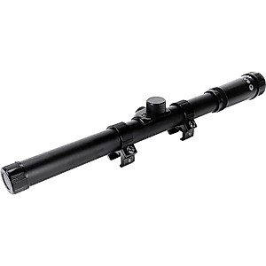 Barska 4x15 Rimfire Riflescope with Crosshair Reticle Parallax Free 50 Yards for Short Rimfire Ranges