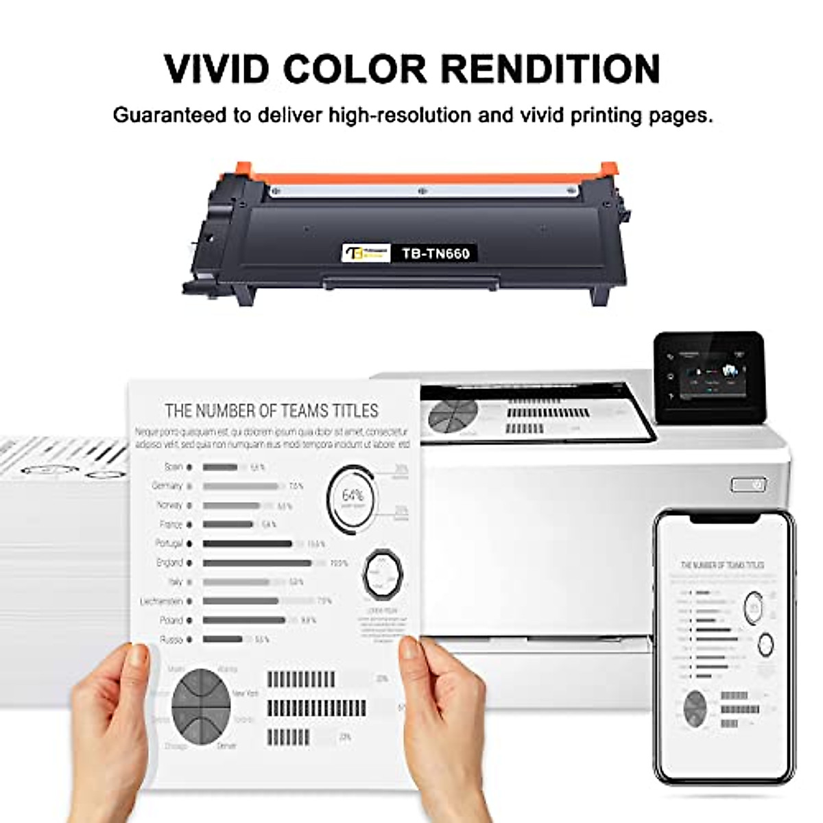 Toner Bank Compatible TN660 TN630 Toner Cartridge Replacement for Brother TN660 TN630 TN 660 630 TN-660 TN-630 HL-L2380DW MFC-L2700DW HL-L2300D HL-L2320D HL-L2340DW L2540DW Printer Ink (Black, 2-Pack)