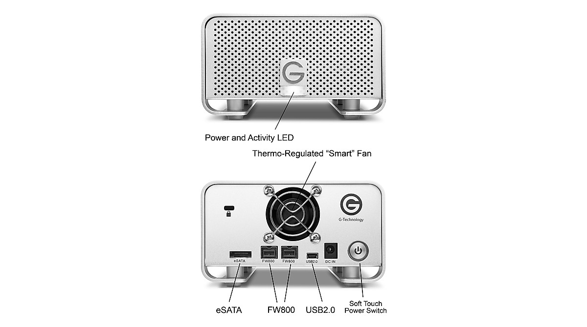 G-Technology G-RAID 4TB: Fast Dual External Hard Drive