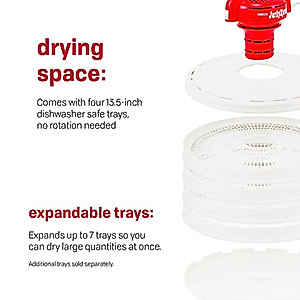 NESCO FD-28JX JerkyXpress Food dehydrator, For Jerky Snacks, White