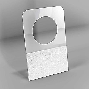 7/8" x 1-1/4" Hole Hang Tags | 1000 Pack | Strong Self Adhesive Hang Tabs | Great for Retail Displays in Business Shops