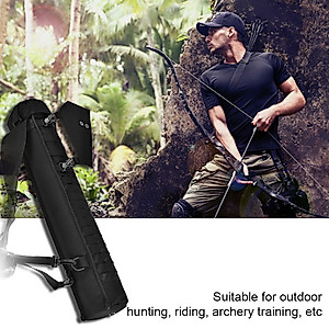 Arrow Holder, Case,Archery Quiver,Archery Quiver Bag Arrow Shoulder Hanged Carry Bag Hunting Target Arrows Adjustable Belt Holder Storage Bag Carcaj archery target
