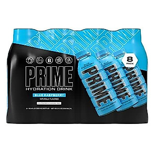 Prime Hydration Drink "Blue Raspberry" 16.9oz - 8 Pack