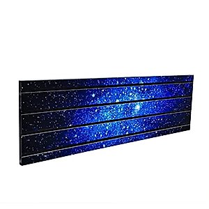 FixtureDisplays® Horizontall Slatwall Panel with Laminated Art 40 Inches Wide x 12 Inches Tall Star Universe Galaxy 10152-40 * 12"-SL