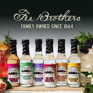 Fee Brothers Rose Botanical Water - Cocktail Mixer, Aromatic Spirit and Floral Flavoring Extract, 5 fl oz