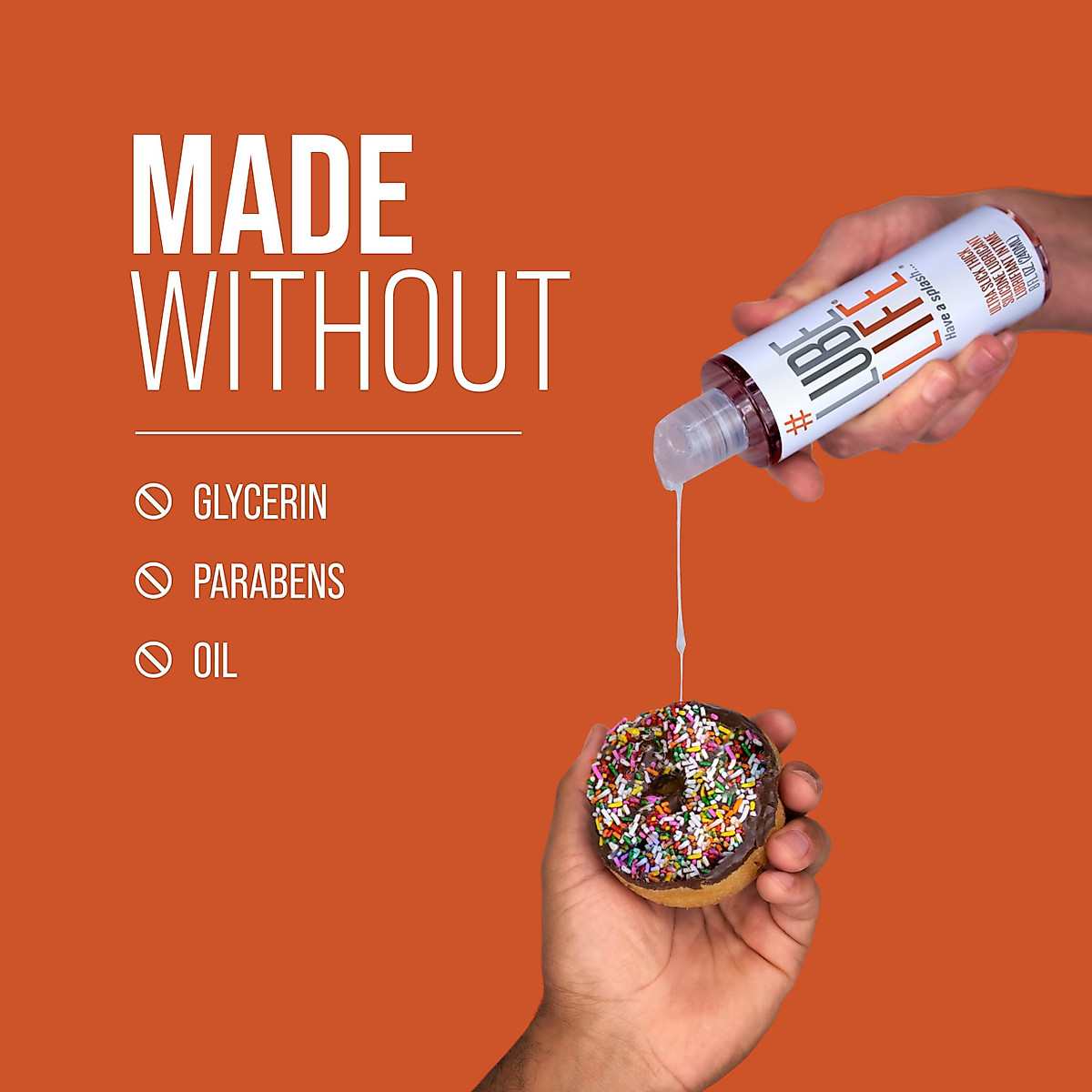 #LubeLife Ultra Thick Slick Silicone-Based Lubricant, Water Resistant, Thick Silicone Lube for Men, Women and Couples, 8 Fl Oz