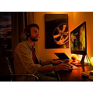 PHILIPS Hue Go White and Color Portable Dimmable LED Smart Light Table Lamp (Requires Hue Hub, Works with Alexa, HomeKit and Google Assistant), White
