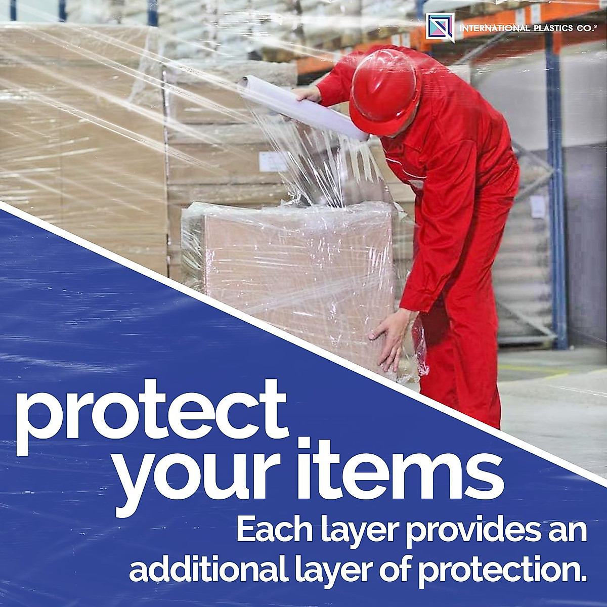 18" Stretch Film/Wrap 1500 feet 7 Layers 80 Gauge Industrial Strength up to 800% Stretch 20 Microns Clear Cling Durable Adhering Packing Moving Packaging Heavy Duty Shrink Film Box of 4