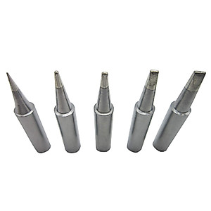5 PCS Soldering Tips 900M Replace for 936 937 907 FX-600 Milwaukee M12SI-D Radio Shack 64-053 Yihua 936/936B x-tronics 3020 3020-XTS Baku 909 878AD zany 853d Atten Solder Iron Tip