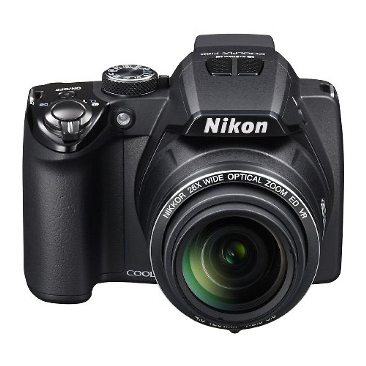 Nikon Coolpix P100 10 MP Digital Camera with 26x Optical Vibration Reduction (VR) Zoom and 3-Inch LCD (Black) (OLD MODEL)