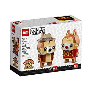 Lego BrickHeadz Chip and Dale, Building Toy Set for Kids, Boys and Girls, Ages 10+ (226 Pieces)