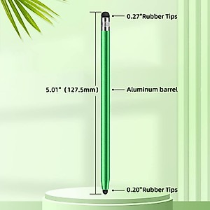 Stylus Pens for Touch Screens, 5 Pack Stylus Pen for iPad iPhone Android Chromebook Tablets and More Capacitive Touchscreen Devices High Sensitivity & Precision No Scratches Rubber Tips Stylist