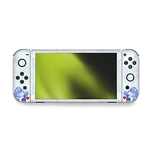 Head Case Designs Officially Licensed Care Bears Grumpy Classic Vinyl Sticker Gaming Skin Decal Cover Compatible With Nintendo Switch OLED Bundle